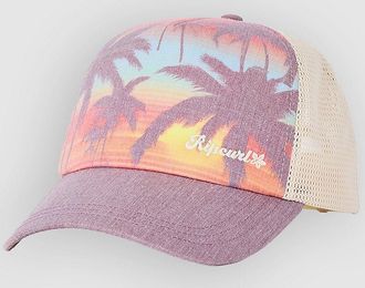 Rip Curl Mixed Yardage Trucker Cap dark plum