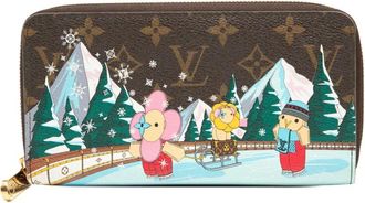 Louis Vuitton portefeuille Vivienne Holiday Zippy (2021-2025) - Marron