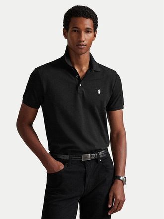 Polo Ralph Lauren Poloshirt 710941439040 Schwarz Custom Slim Fit