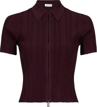Victoria Beckham Top droit col classique
