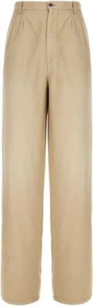 Maison Margiela Homme, Pantalons, Beige, Taille: L Wide Pantalons