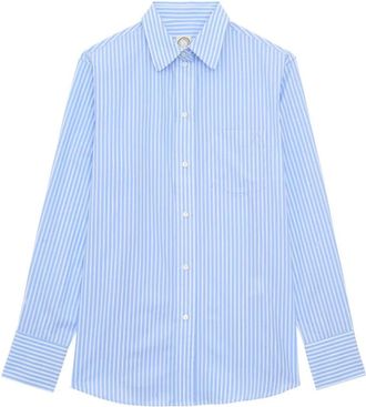 Ines De La Fressange Femme, Blouses et Chemises, Bleu, Taille: 40 FR Chemise Maureen