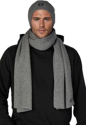 Jack & Jones Ensemble bonnet &eacute;charpe homme 2-en-1 Set dhiver Bonnet Bonnet dhiver &Eacute;charpe dhiver Noir Bleu Gris Beige, gris, taille unique
