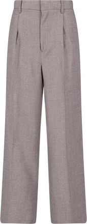 Auralee Pantalons D&eacute;contract&eacute;s - Marron