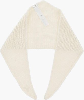 Celine Pure Cashmere Scarf with Bandana Design Celine