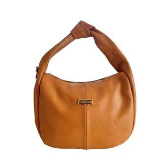 Baldinini Femme, Sacs, Brun, Taille: ONE Size Sac bandouli&egrave;re en cuir de vachette