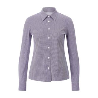 Caliban Skin Like Hemdbluse mit Muster