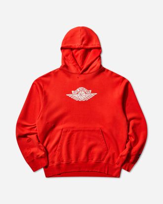 Nike Jordan Men s Rare Air Fleece Hoodie Chile Red