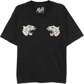 Melt t-shirt imprimé - Noir