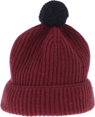Daniele Alessandrini Homme, Accessoires, Rouge, Taille: ONE Size Beanie