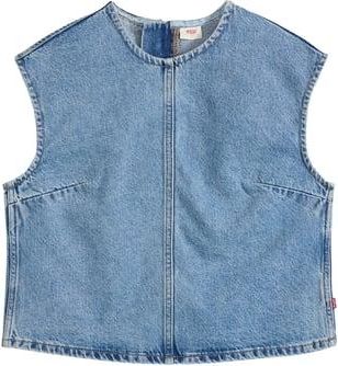 Levi's Top sans manches en denim de coton