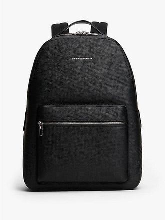 Tommy Hilfiger Sac à dos TH Business zippé en cuir