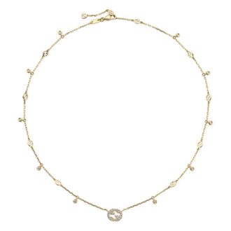 Gucci Ybb729402002 - 18kt Gelbgold- Diamanten - Halskette - - Accessories - Damen - Gelb - ONE SIZE