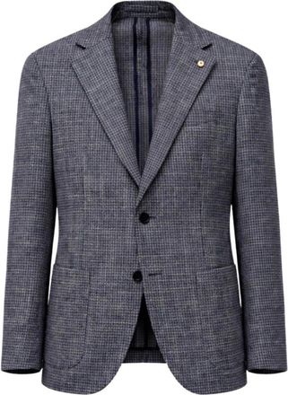 L.B.M. 1911 L.b.m. 1911, Homme, Vestes, Bleu, Taille: XL Blazer Crois&eacute; &agrave; Deux Boutons