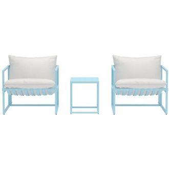 ebuy24 Messina Loungeset hellblau