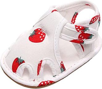 Generic Sandales B&eacute;b&eacute; Fille 12 Mois B&eacute;b&eacute; Chaussures Souple Semelle Antid&eacute;rapant B&eacute;b&eacute; Chaussures De Plancher Fruits Fraise Imprimer Sandales Grandes Gar&ccedil;ons Sa