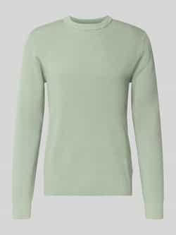 Lindbergh Relaxed Fit Strickpullover mit Rundhalsausschnitt