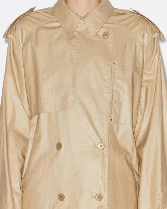 Isabel Marant Im E25 Coat - Natural