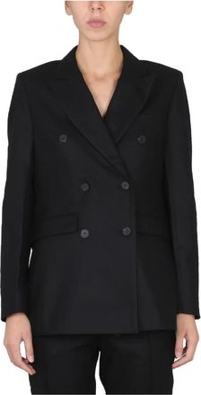 Remain Femme, Vestes, Noir, Taille: 40 FR Katalin Double-Breasted Blazer