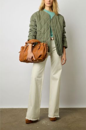 Gerard Darel Veste courte matelass&eacute;e - NELSIA - Kaki moyen