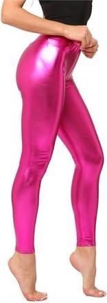 Generic Legging en cuir synth&eacute;tique mat pour femme - Legging de sport tendance sexy en cuir - Collants pour femme - Pour le yoga, le fitness, lext&eacute;rieur, les 