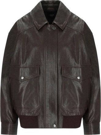 Max Mara Femme, Vestes, Brun, Taille: 38 FR Gigante Jacket