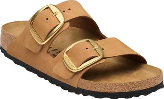 Birkenstock Femme, Chaussures, Brun, Taille: 40 EU Arizona Big Buckle Nubuck Narrow Fit