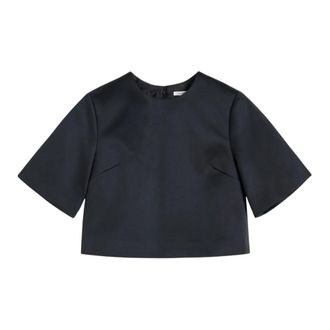By Malene Birger Chania Top - - Tops - Damen - Schwarzk - S