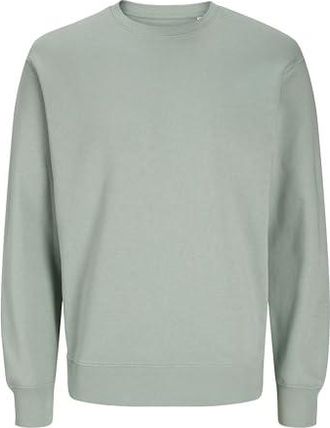 Jack & Jones Pull &agrave; Manches Longues col Rond de Base pour Homme sans Capuche - Pull Chaud JJESTAR, Couleurs:Vert-Pastel, Taille Chandail:L
