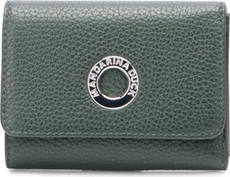 Mandarina Duck Damen Mellow Leather Wallet Reisezubehör-Brieftasche, Pine Green