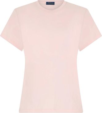 Polo Ralph Lauren Femme, Tops, Rose, Taille: 40 FR T-shirt en jersey de coton slim fit