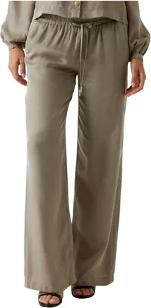 Guess Femme, Pantalons, Gris, Taille: 38 FR Dalia Fluid Jogger
