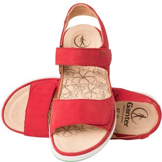 Ganter GINA-G, Damen Riemchensandalen, Rot (Red 40000), 36 EU (3.5 UK)