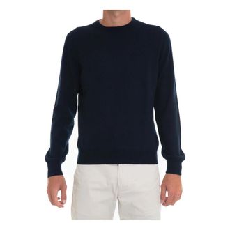 Gran Sasso Kaschmir Rundhals Pullover - - Knitwear - Herren - Blau - M