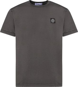 Stone Island Homme, Tops, Gris, Taille: L T-shirt Manches Courtes