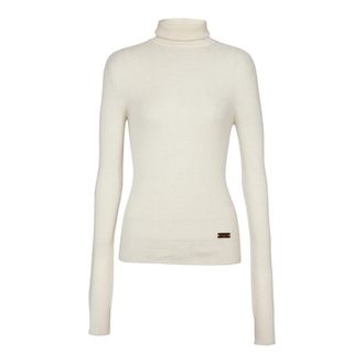 Balmain Gestrickter Rollkragenpullover - - Knitwear - Damen - Beige - L