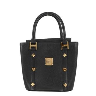 MCM Sac &agrave; main Pre-owned - Femme - Pre-owned - Noir - Taille: ONE Size