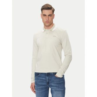 HUGO BOSS Poloshirt Peoxfordlong_1 50544845 Beige Regular Fit