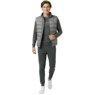 Jack Wills Kershaw Weste f&uuml;r Herren, Bomberjacke, Leicht (Granitgrau)
