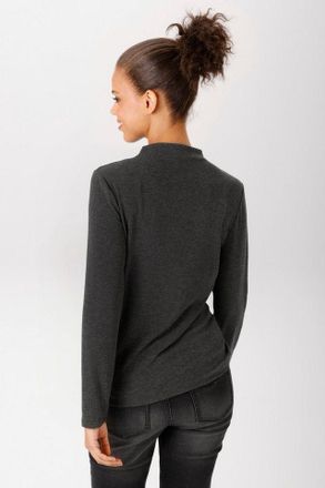 Aniston Langarmshirt mit dekorativer Schnalle am Saum - NEUE KOLLEKTION