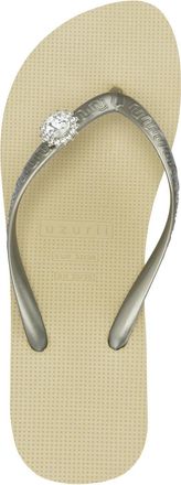 UZURII Slipper & Pantoletten - Zehentrenner Switch High Heel Gold - Gr. 35,5 (EU) - in Gold - f&uuml;r Damen