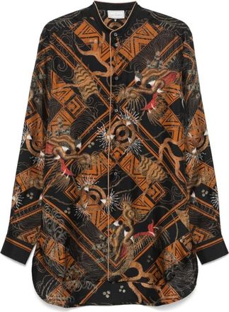 Pierre-Louis Mascia Femme, Blouses et Chemises, Multicolore, Taille: 38 FR Aloe Longsleeve Shirt