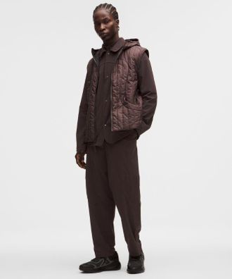 lululemon Nylon-Trainingshose SLNSH Kollektion f&uuml;r M&auml;nner - Gr&ouml;&szlig;e XL in Sequoia