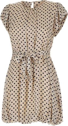 Kaos Kaos, Femme, Robes, Multicolore, Taille: 36 FR Robe Mini Ballons &agrave; Pois