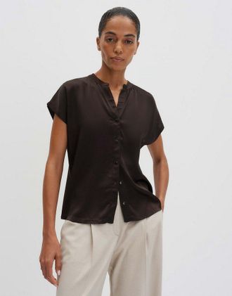 someday Kurzarmshirt KORALIE Regular im Materialmix