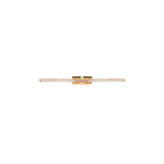 Elisabetta Franchi Strass-Halskette mit Logo - - Accessories - Damen - Mehrfarbig - ONE SIZE