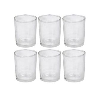 Alpina Verres à Amuse-Bouches - Petits verres - Verres à shot - 6 pièces - Verre, Blanc