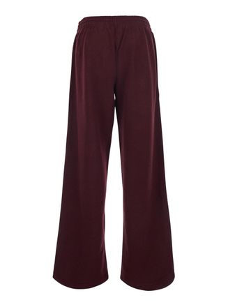 Burberry Womens Trousers Jodie Burgundy Cotton