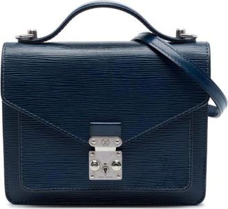 Louis Vuitton Pre-owned Sac Monceau - Femme - Pre-owned - Bleu - Taille: ONE Size