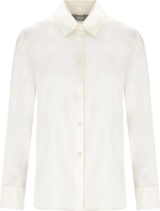 Max Mara Femme, Blouses et Chemises, Beige, Taille: 38 FR Emiro Shirt